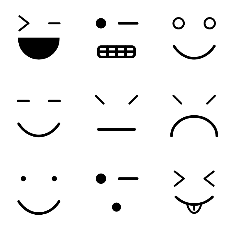 Emoticons and emojis — fxhash