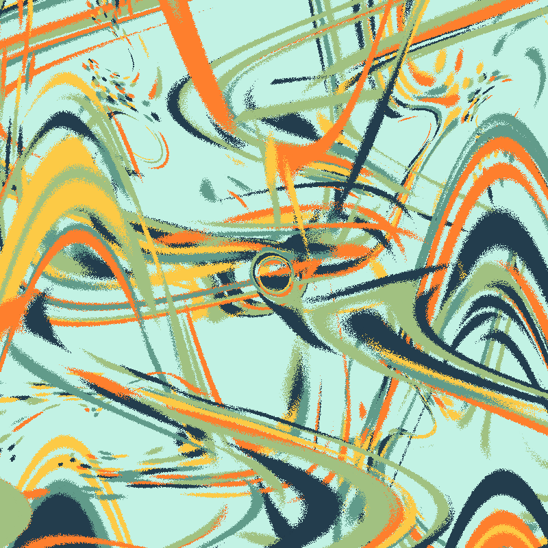 fxhash — Blurred Drawing