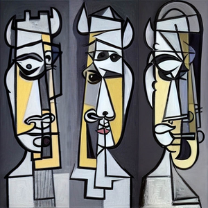 Cubism Bulls - TENDER